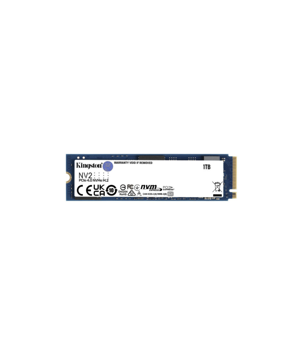 Kingston NV2 1TB PCIe 4.0 M.2 NVMe SSD • LUMIO AV - Canada